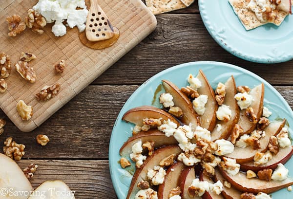 Pear & Goat Cheese Appetizer: Easy and Elegant