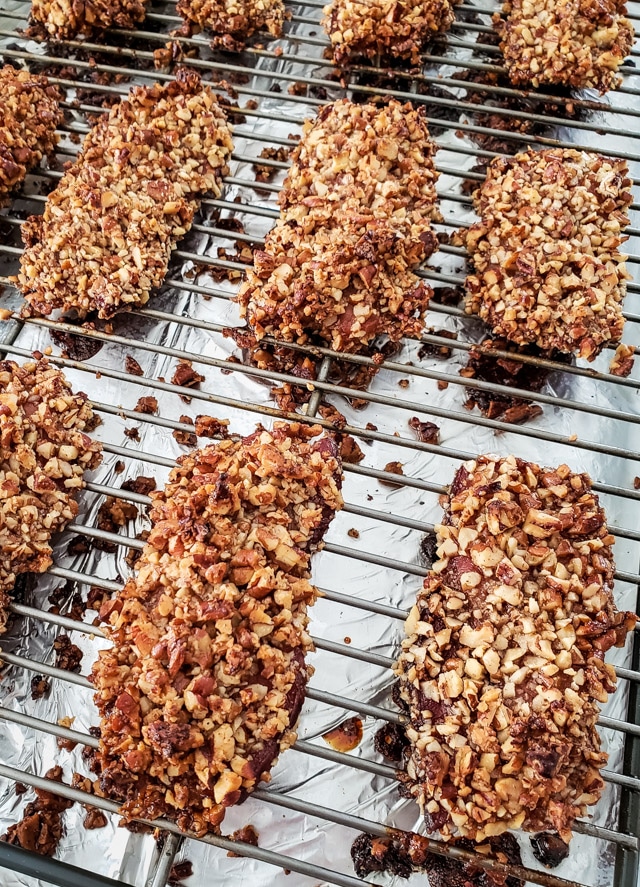 Pecan & Maple Balsamic Candied Bacon