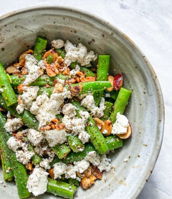 Brown Butter and Hazelnut Green Beans | Savoring Today