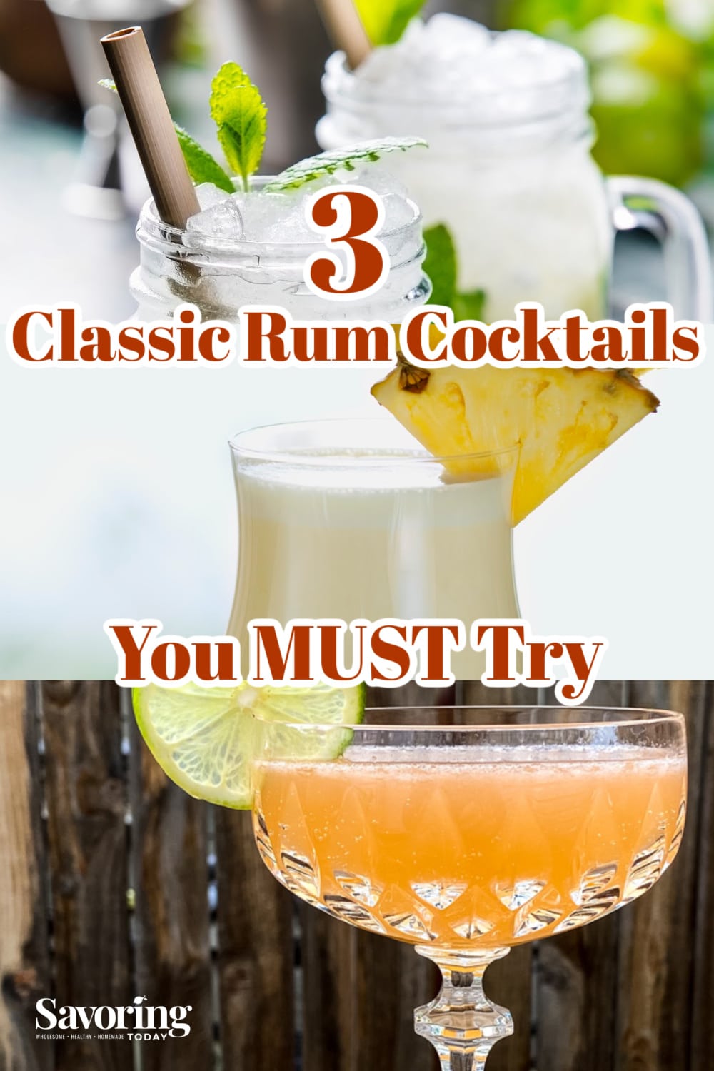 Mojito, Piña Colada, and Daiquiri: 3 Classic Rum Cocktails for Summer ...