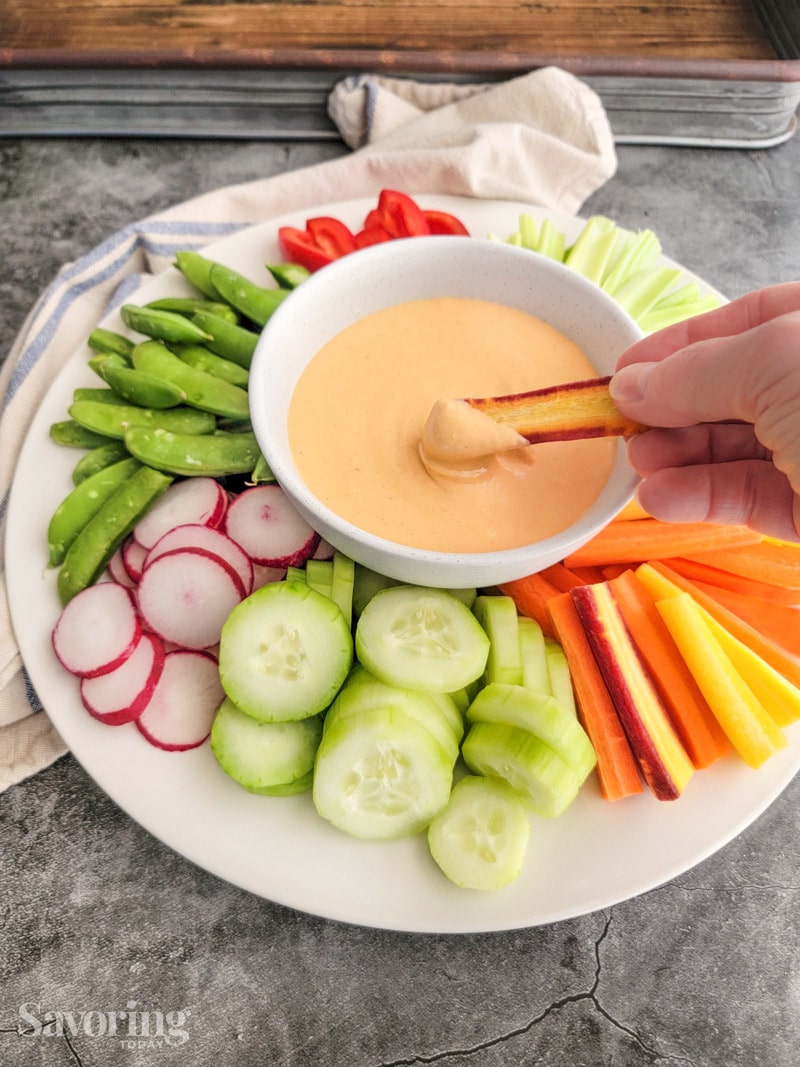 Creamy Miso-Yogurt Dipping Sauce | Savoring Today