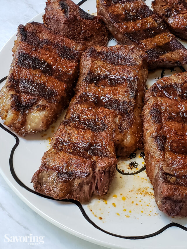 Grilled Tri-Tip Steak with Smoked Chile Steak Rub | Savoring Today