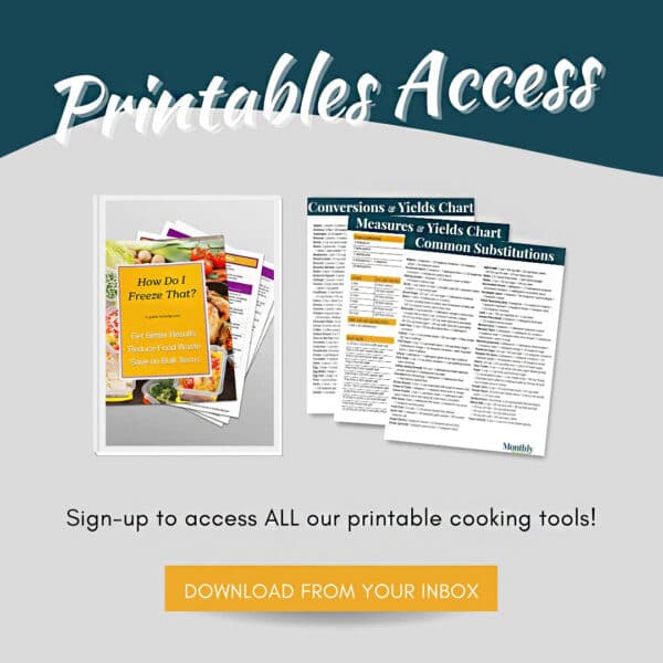 Free Menu Planning and Cooking Help Printables | Savoring Today