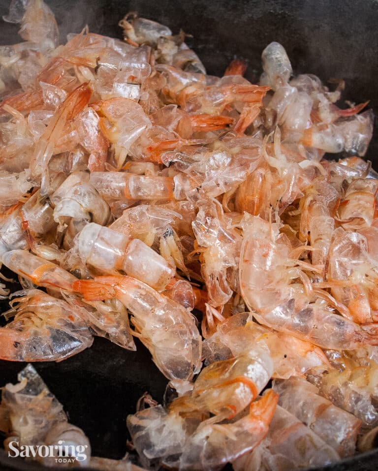 Easy Homemade Shrimp Stock | Savoring Today