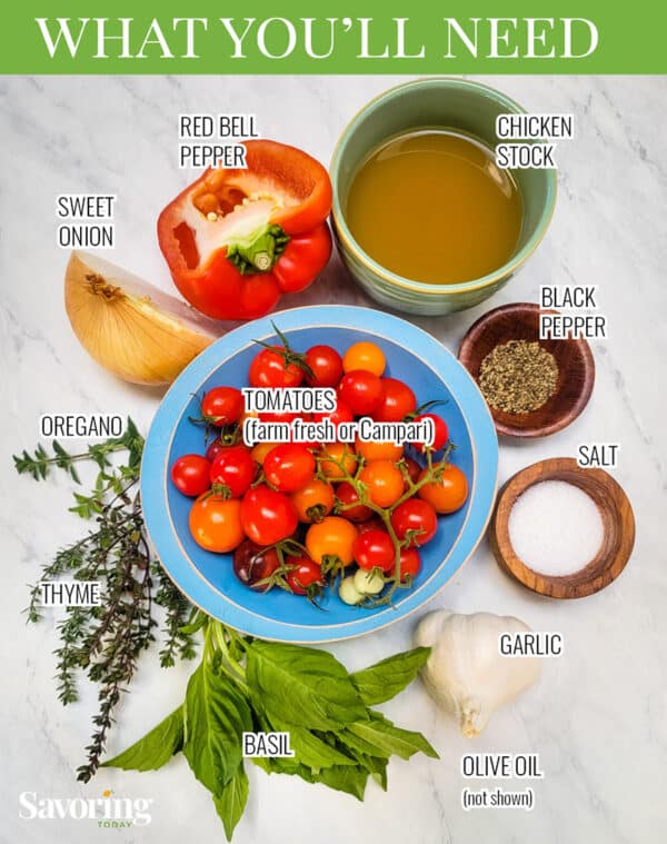 Roasted Cherry Tomato Sauce | Savoring Today