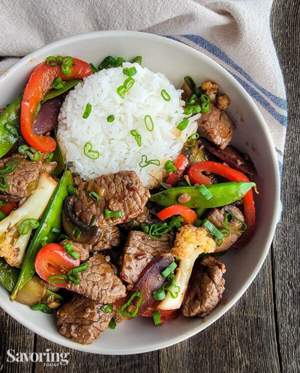 Mongolian Beef & Vegetable Stir-Fry (With Tri-Tip) | Savoring Today